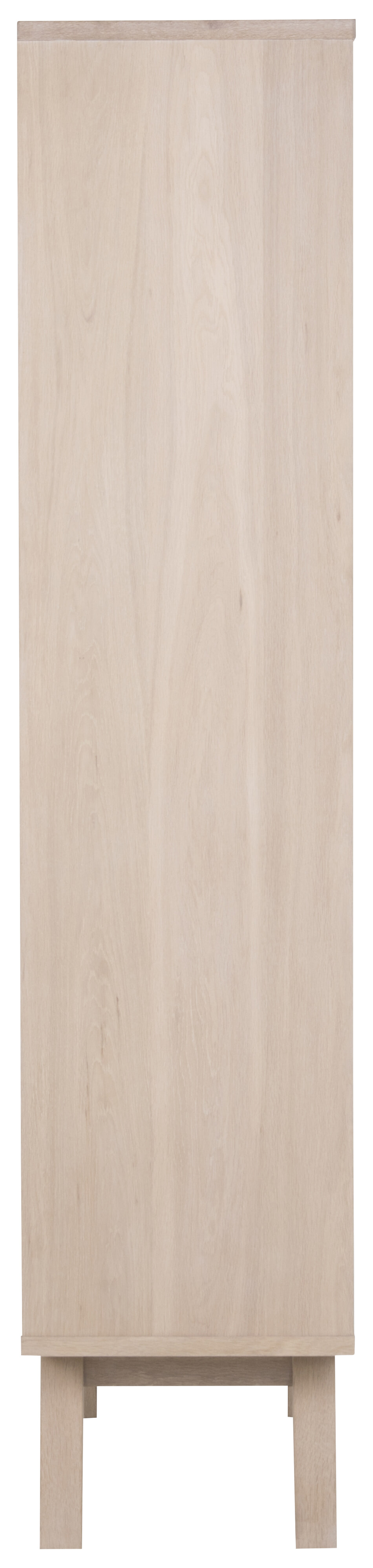 Bendt Vitrinekast Mads 190 x 72cm, licht eikenfineer - 0000074851 • Sohome