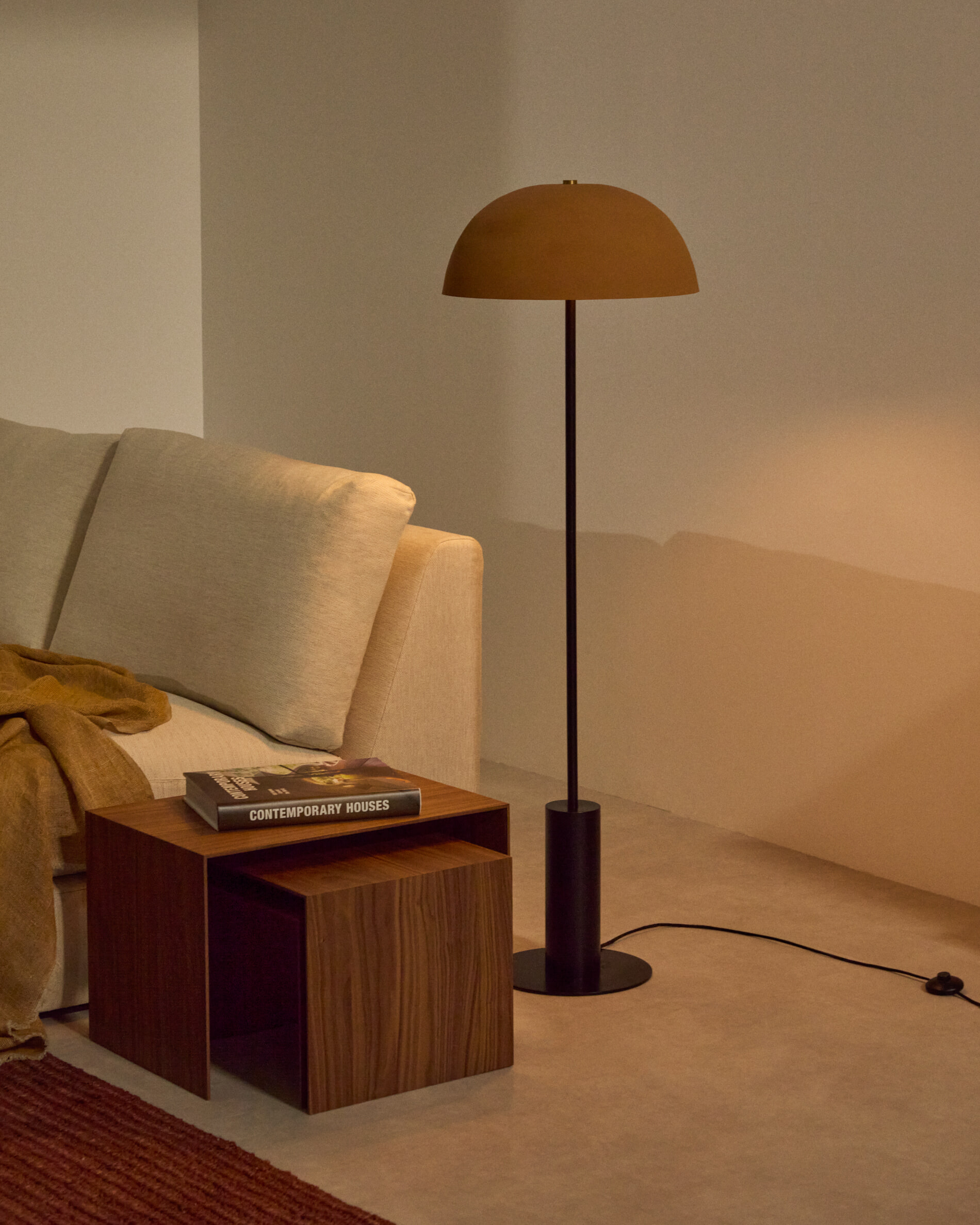 Kave Home Vloerlamp Nibla Terracotta look - L00056KK59 • Sohome