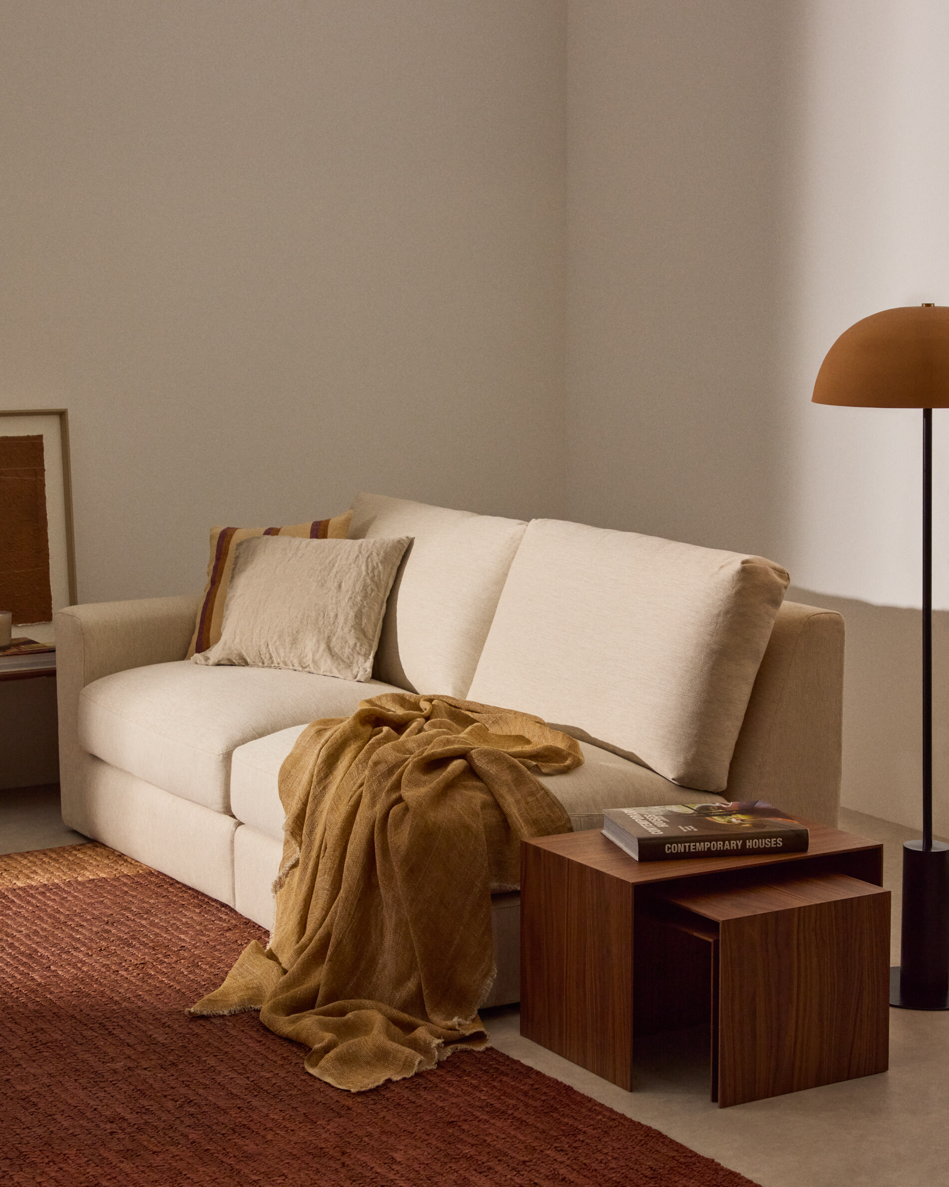 Kave Home Vloerlamp Nibla Terracotta look - L00056KK59 • Sohome