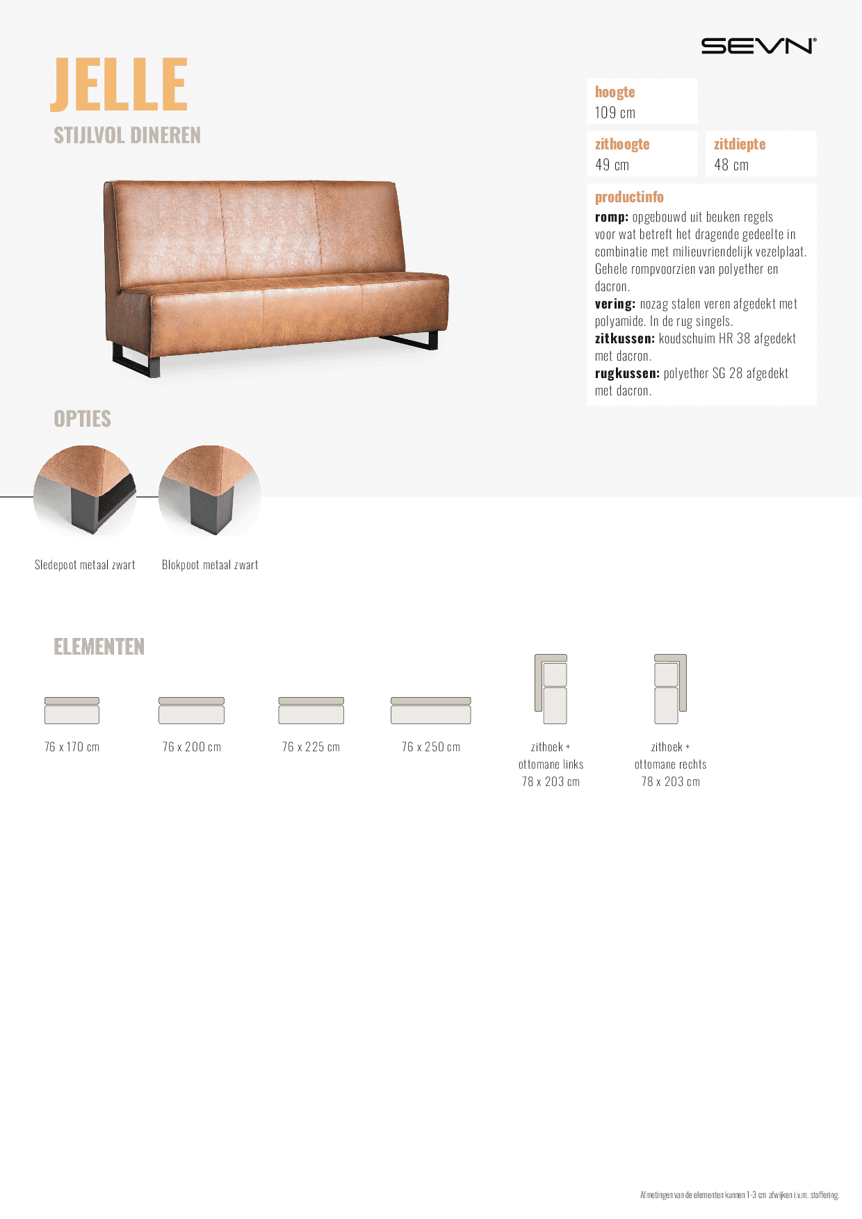 SEVN Eetkamerbank Jelle Velvet - Groen • Sohome