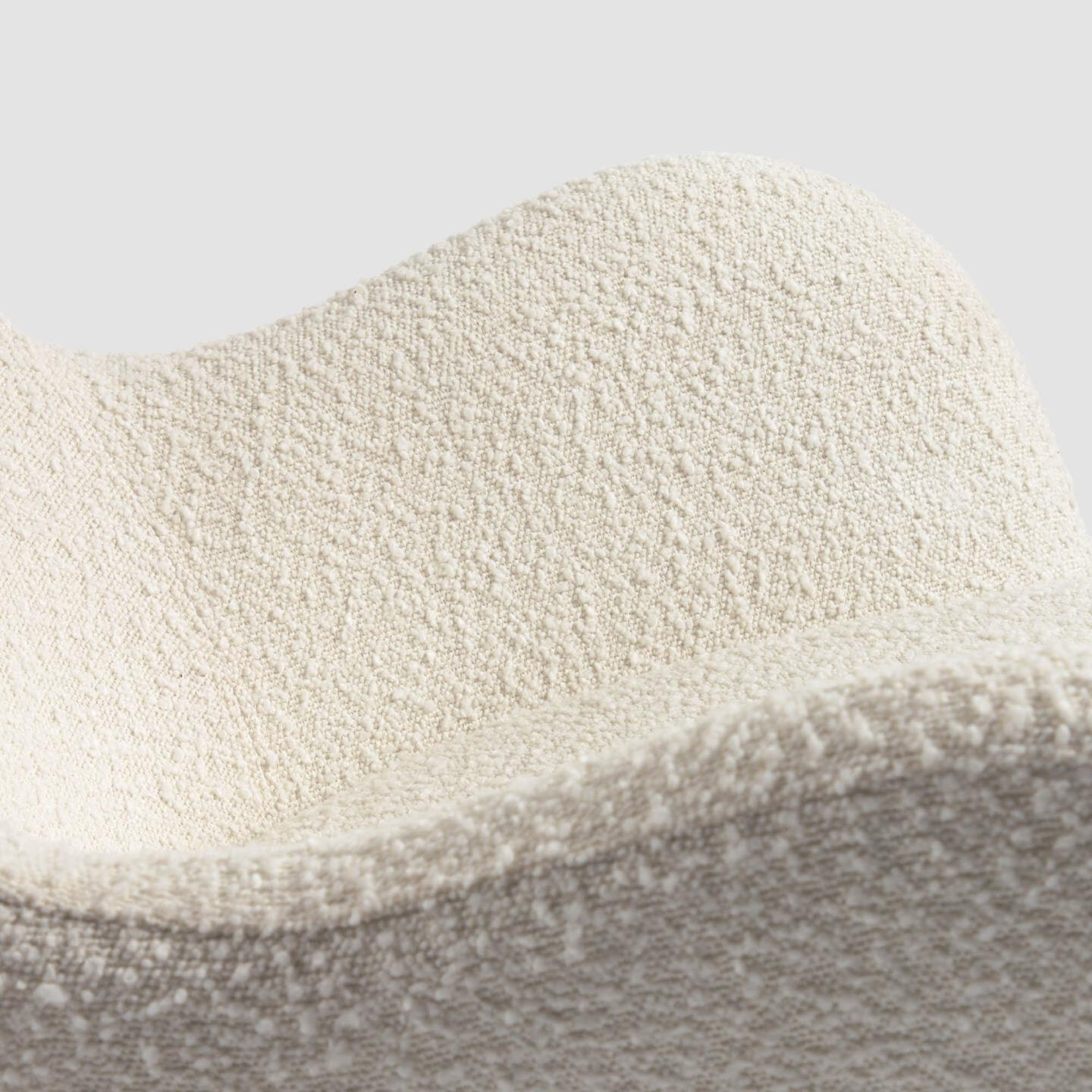 Kave Home Schommelstoel Vania Bouclé - Wit - YG0180J33 • Sohome