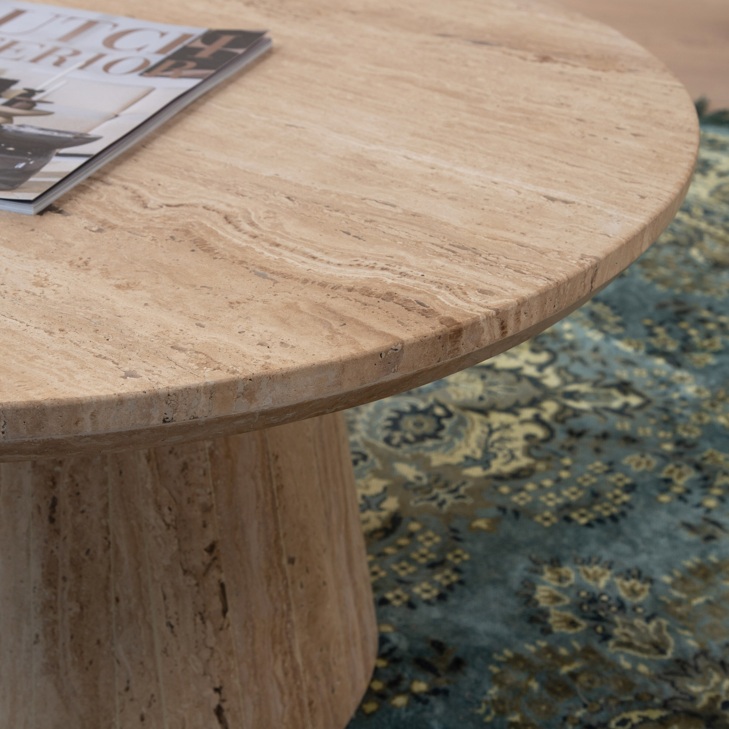 Sohome Ronde Salontafel Rachelle Travertin, 70cm - SH0520 • Sohome